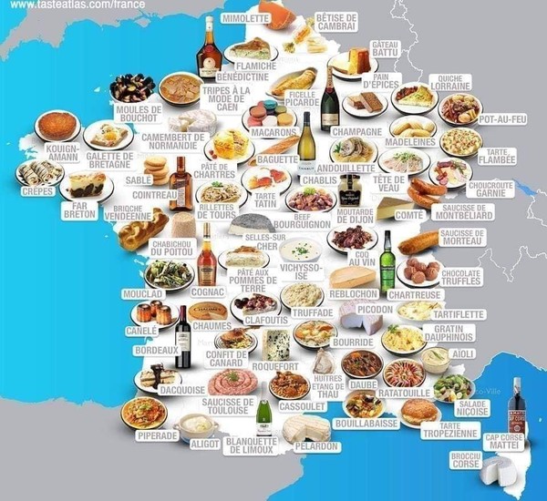 LA FRANCE ET SES SPECIALITES